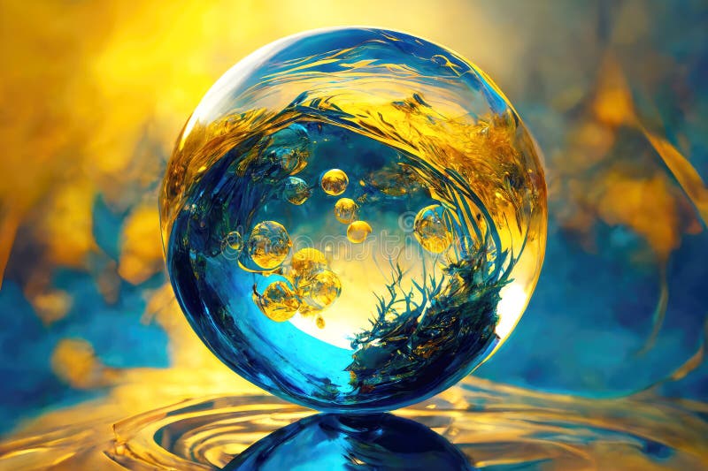 Magic ball stock illustration. Illustration of yellow - 269861041