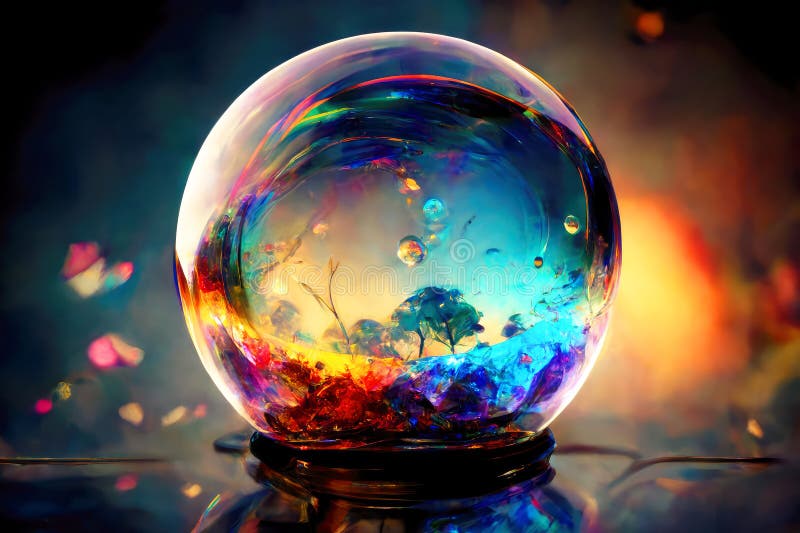 Magic ball stock illustration. Illustration of transparent - 269861080