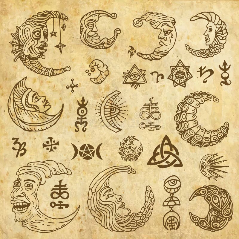 Magic Banner for Astrology, Divination, Magic. Stock Vector ...