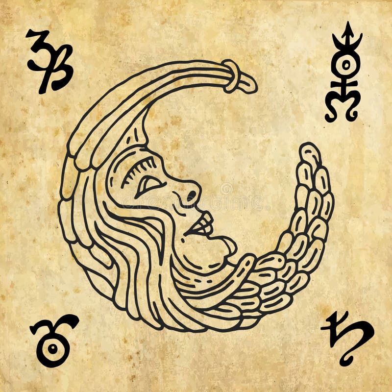 Magic Banner for Astrology, Divination, Magic. Stock Vector ...