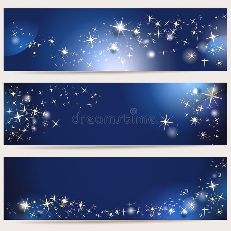 Magic banners stock vector. Illustration of christmas - 43298732