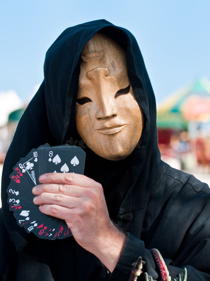 Magic behind the mask stock image. Image of performance - 12649789