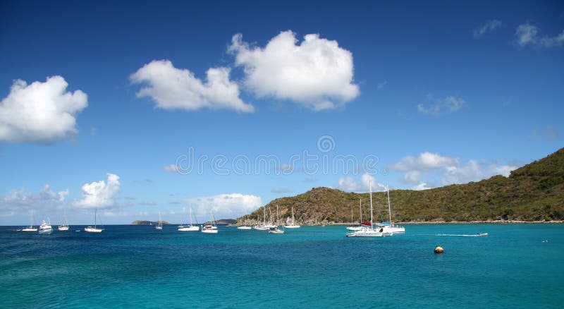 Magic Blue stock image. Image of beach, coastline, vacation - 1564339