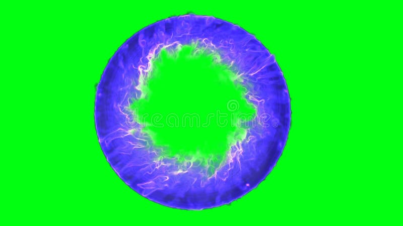 Magic Blue Fire Isolate on Green Screen Footage. Stock Video - Video of ...