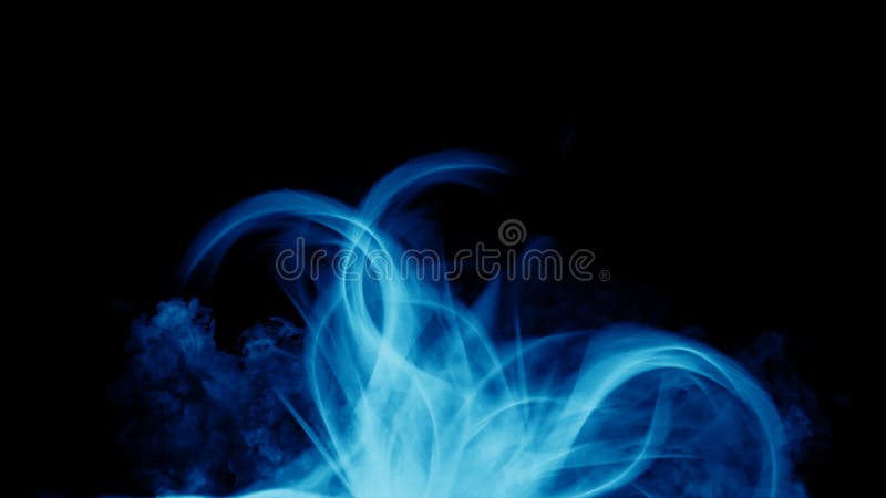 Magic Blue Fire on Isolated Background. Perfect Explosion Effect for ...