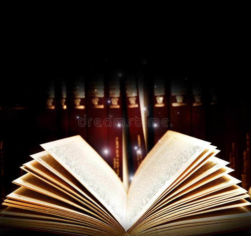 Magic book stock photo. Image of spark, book, wallpaper - 14128536