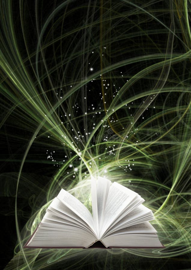 Magic book stock illustration. Illustration of learning - 13331991