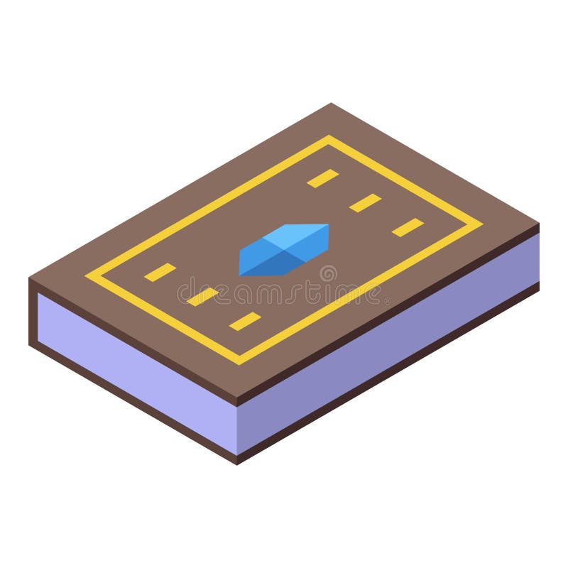 Magic Book with Blue Gem for Fantasy Rpg Game Interface Stock ...