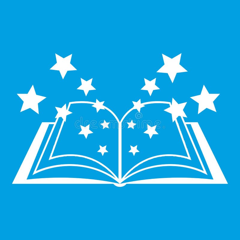 Magic Book Icon, Outline Style Stock Vector - Illustration of isolated ...