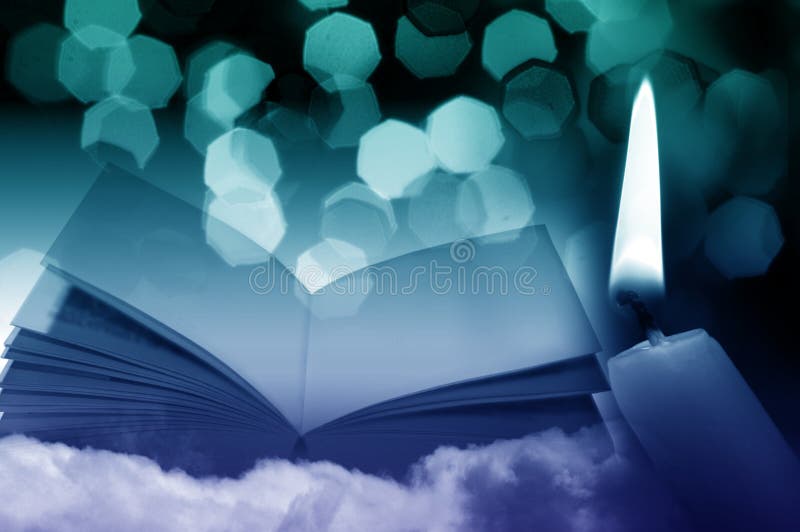 Fantasy book stock photo. Image of night, open, fantasy - 43003918