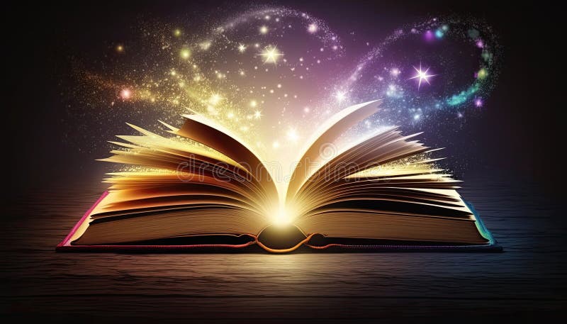 Magic Book Reading for Study New Skills Development of Imagination ...