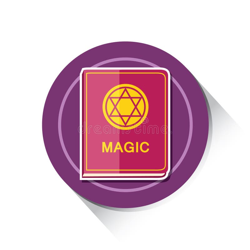 Magic Book. Vector Illustration Decorative Design Stock Vector ...