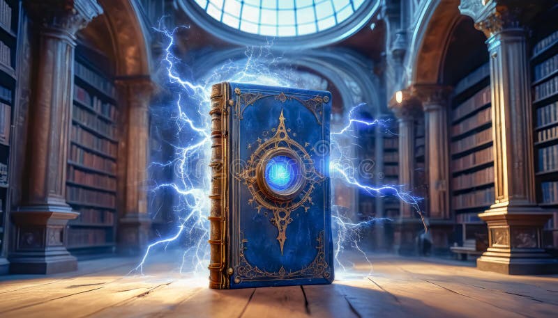 A Magic Book from the Wizard S Room, an Ancient Grimoire for Spells ...