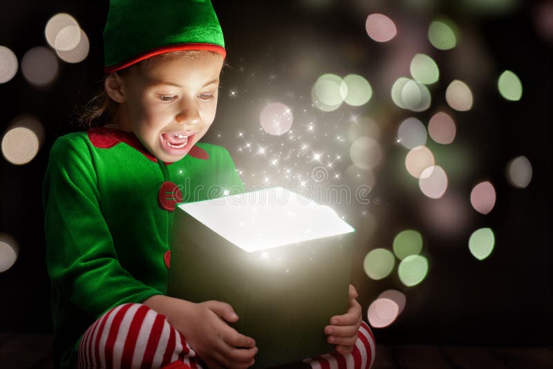 Magic box stock image. Image of happy, caucasian, holiday - 60884191