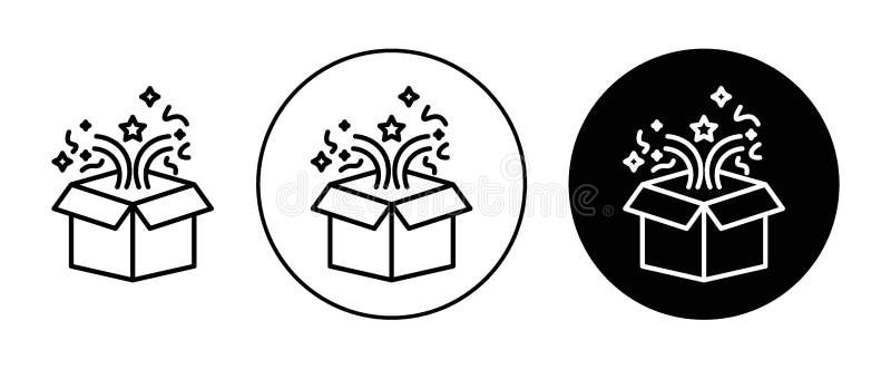 Magic box icon stock vector. Illustration of thin, website - 307757793