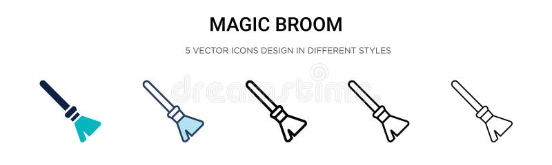 Magic Broom Vector Scalable Illustration Stock Illustrations – 104 ...