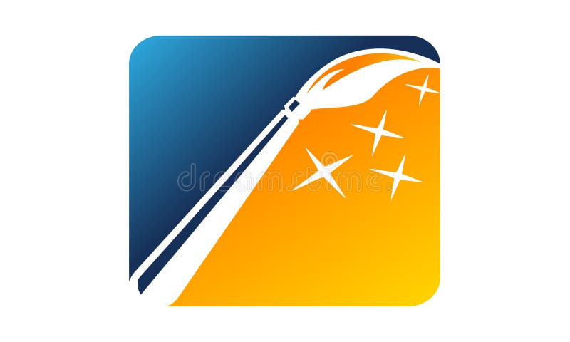 Magic Brush Icon stock vector. Illustration of magic - 105142554