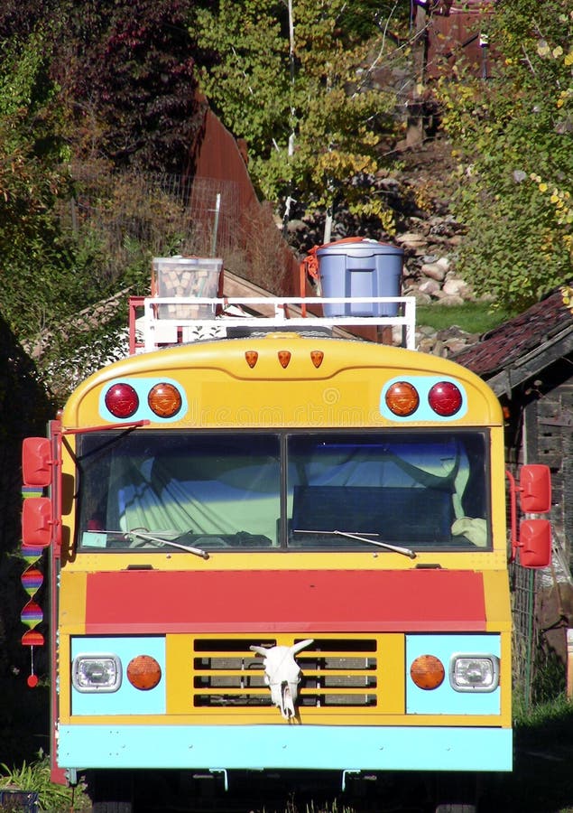 Magic Bus stock image. Image of housing, living, conversion - 428941