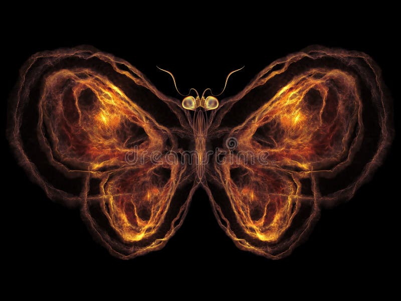 Magic of Butterfly stock illustration. Illustration of idea - 41190736