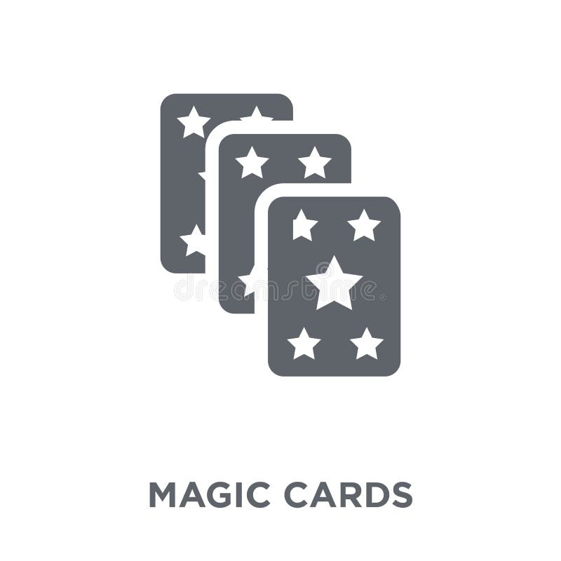 Set of Magic Cards stock illustration. Illustration of rainbow - 98572219
