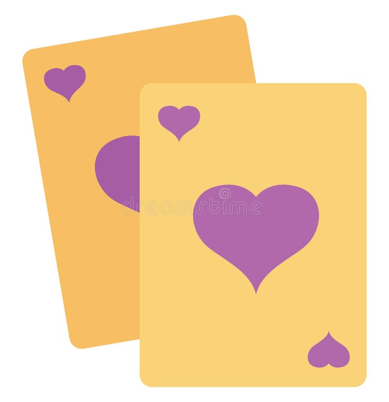 Magic cards, icon stock vector. Illustration of sign - 260378361