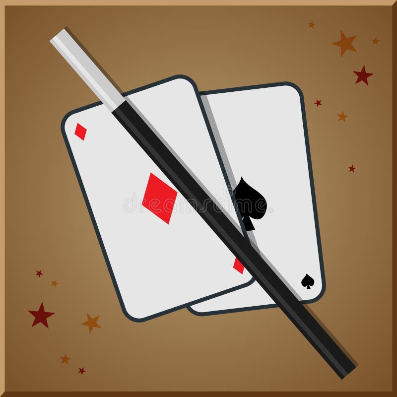 Magic cards stock vector. Illustration of design, circus - 66441543