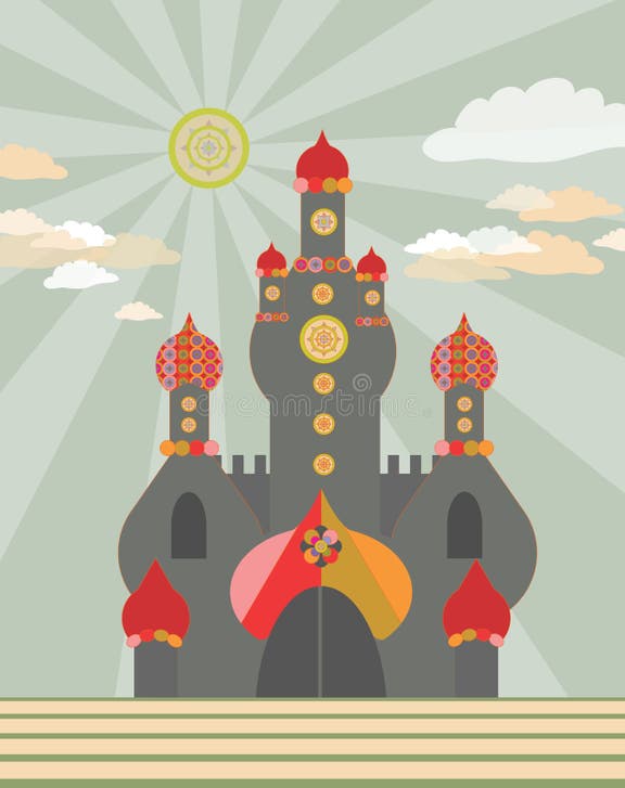 Magic castle stock vector. Illustration of magic, mansion - 20337008