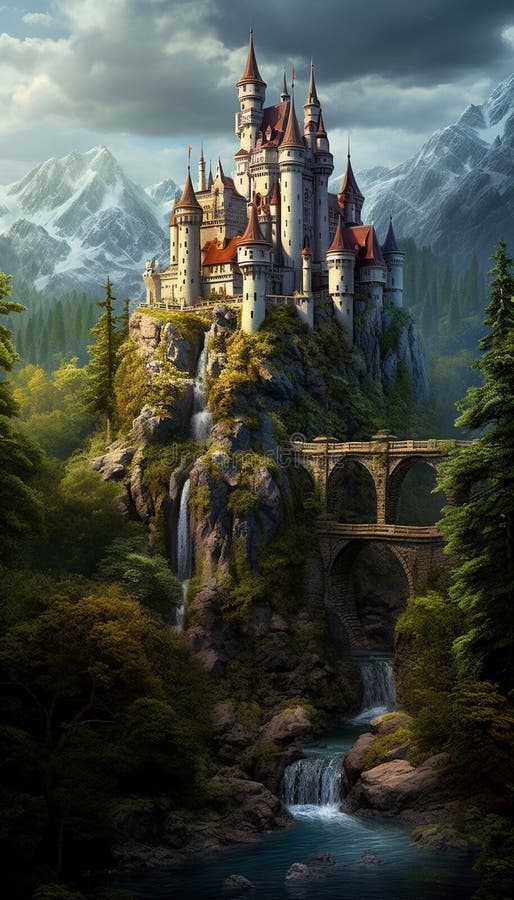 Magic Castle an Image of a Magic Castle Surrounded by _006 Stock ...