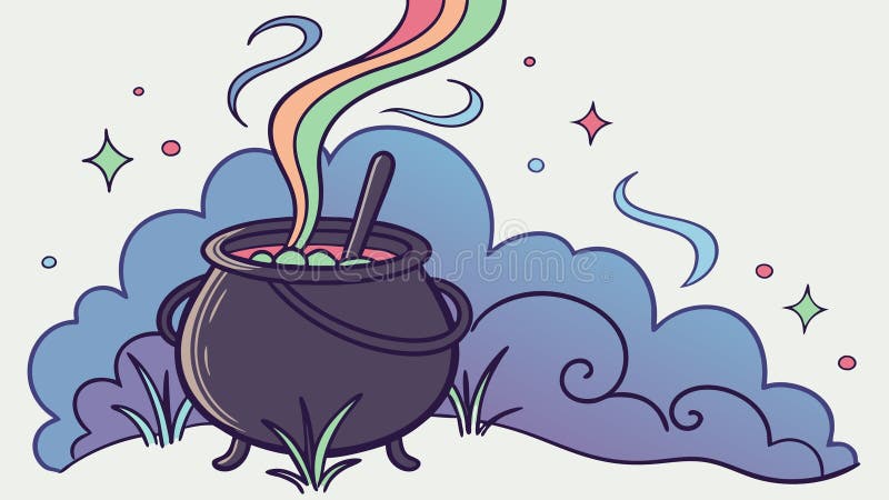 Bubbling Cauldron Releases Stock Illustrations – 7 Bubbling Cauldron ...