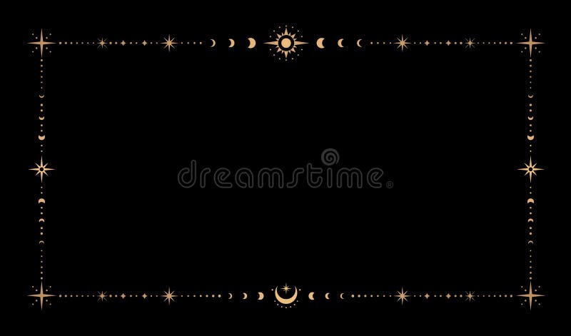 Celestial Magic Border Stock Illustrations – 2,787 Celestial Magic ...