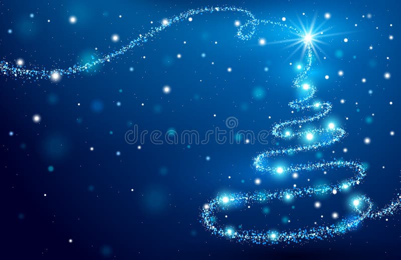 Magic Christmas Tree stock vector. Illustration of decoration - 34399749