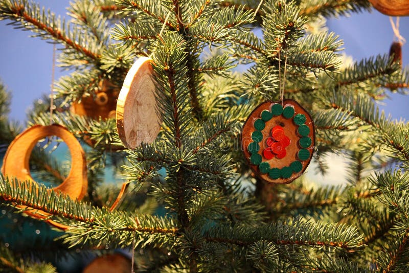 Magic Christmas tree stock photo. Image of lighting, garland - 81601606