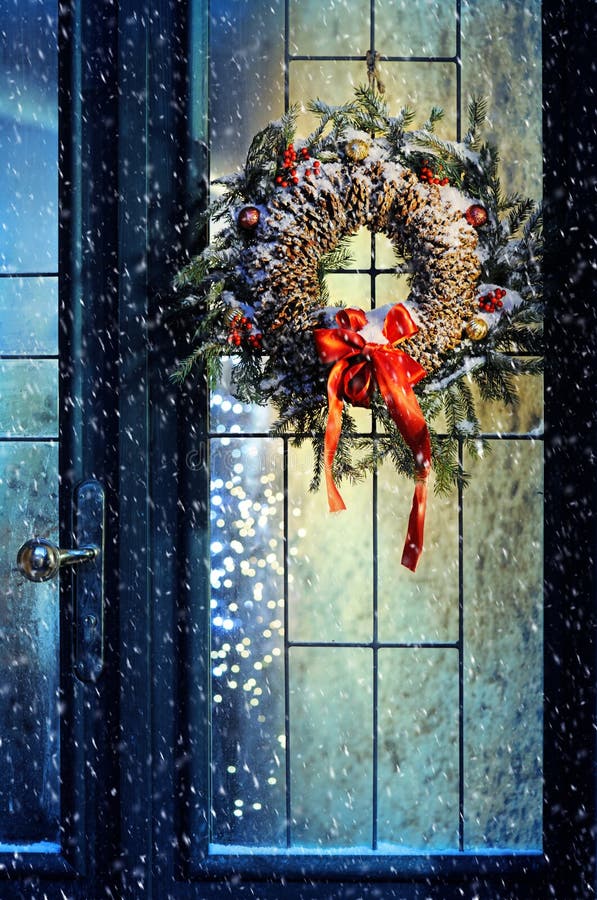 Magic Christmas stock image. Image of glass, bauble, outdoor - 41675129