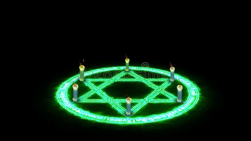 Magic Circle Glow Effect Animation Stock Video - Video of decoration ...