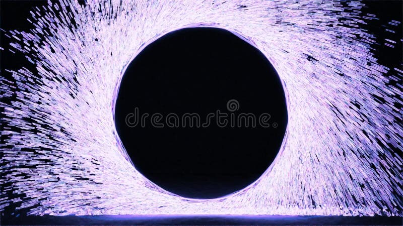 Magic Circle Rotates As an Inter-Dimensional Portal with Sparkling ...