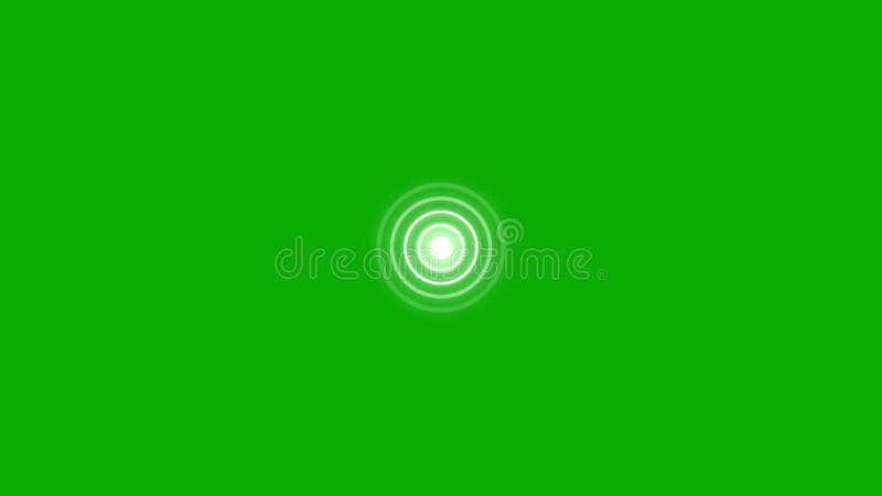 Magic Circular Waves Motion Graphics with Green Screen Background Stock ...