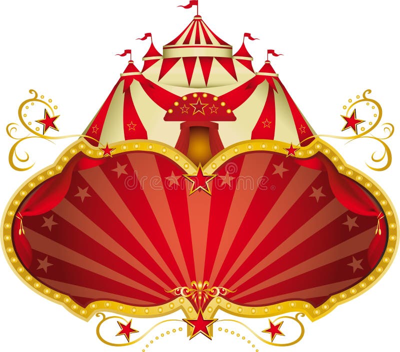 Magic circus big top stock vector. Illustration of luxury - 58348834