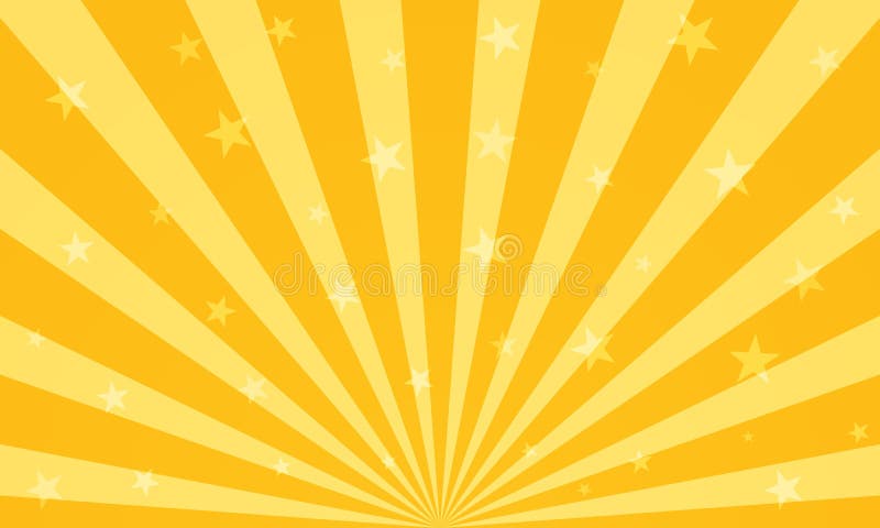 Magic Circus Poster. Sunlight Horizontal Background. Orange Color Burst ...