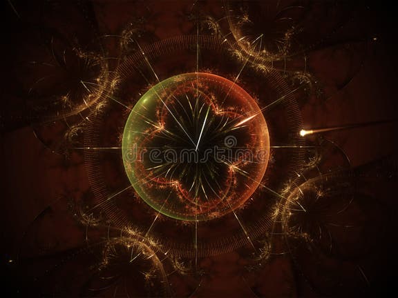 Magic clock stock illustration. Illustration of magical - 7210701