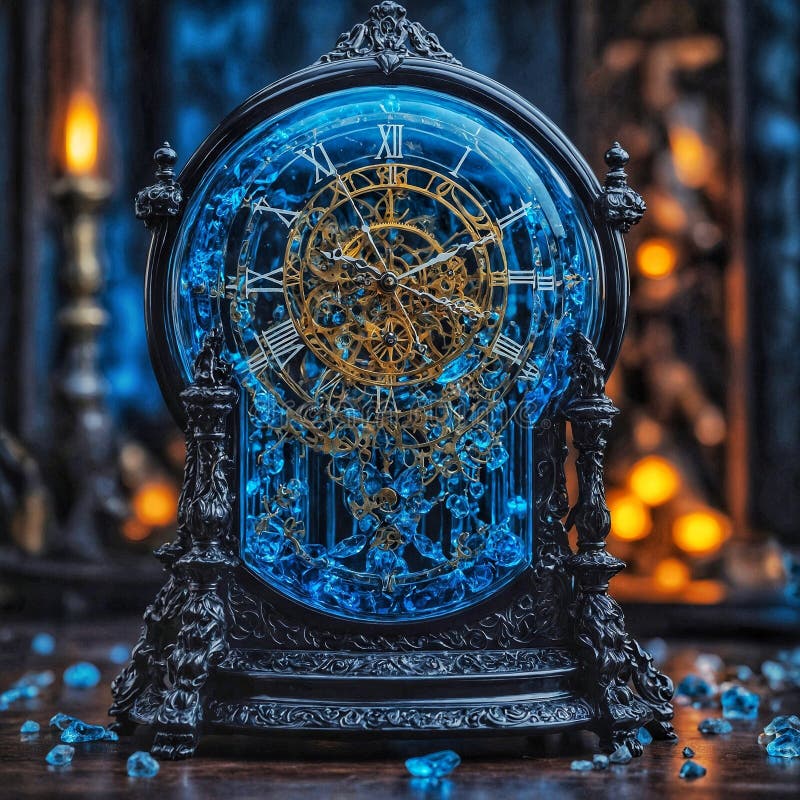 Magic Clock, Detail of the Royal Palace Stock Photo - Image of detail ...