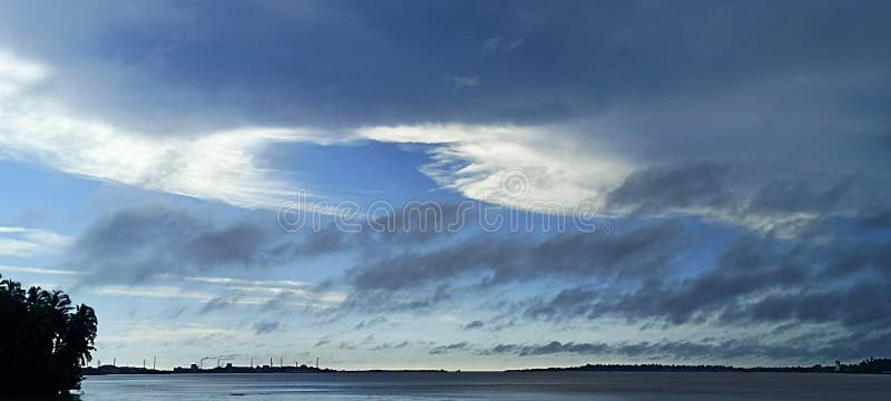 The magic clouds stock image. Image of cloud, coast - 255137357