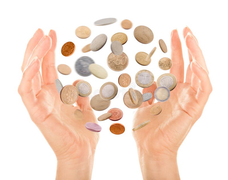 Magic coins stock image. Image of capital, money, open - 55497145