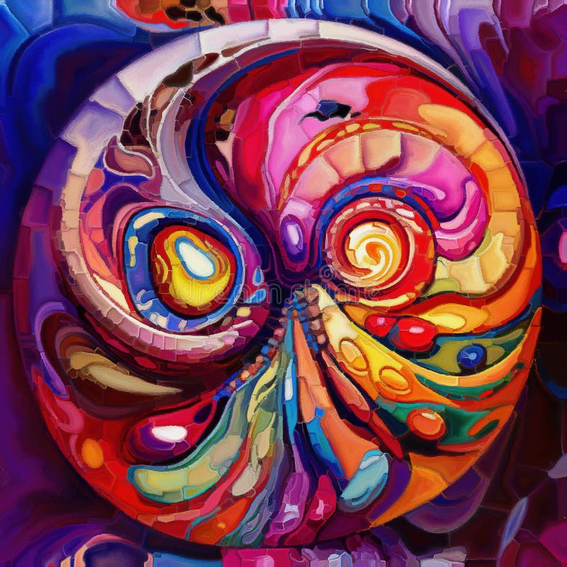 Magic of Color Compilation stock illustration. Illustration of ...