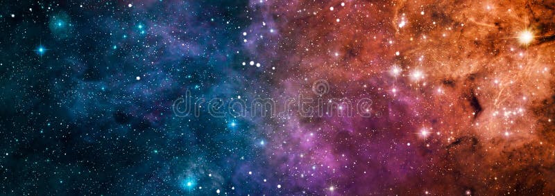 Magic Color Galaxy. Infinite Universe and Starry Night. Bright Star ...