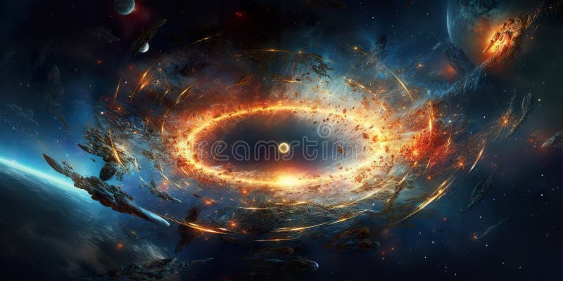 Magic Color Galaxy. Infinite Universe and Starry Night. Generative AI ...