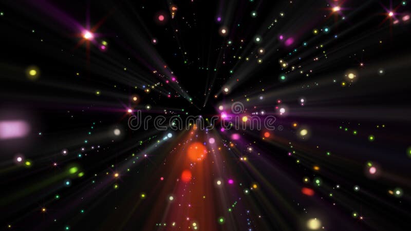 Color Stars in Space, Background Stock Illustration - Illustration of ...