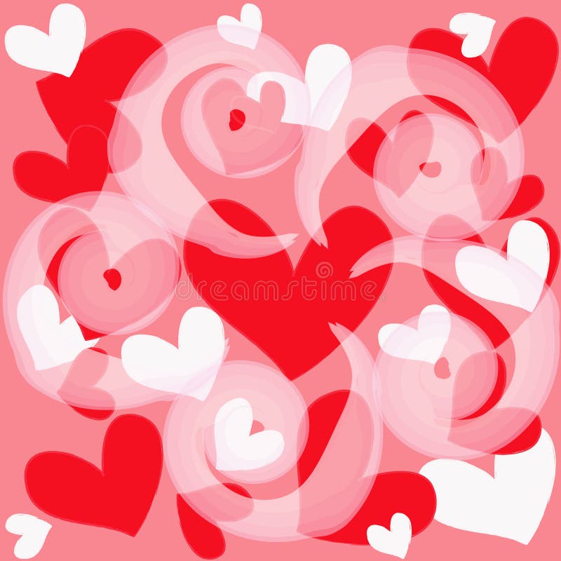 Magic Heart Abstract Background Stock Illustration - Illustration of ...