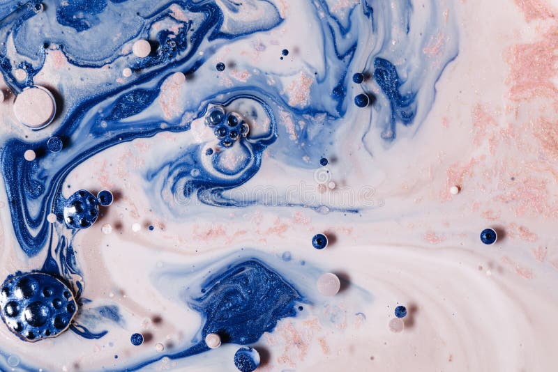 Magic, Colourful and Beautiful Effect. Bubbles in Abstract Environment ...