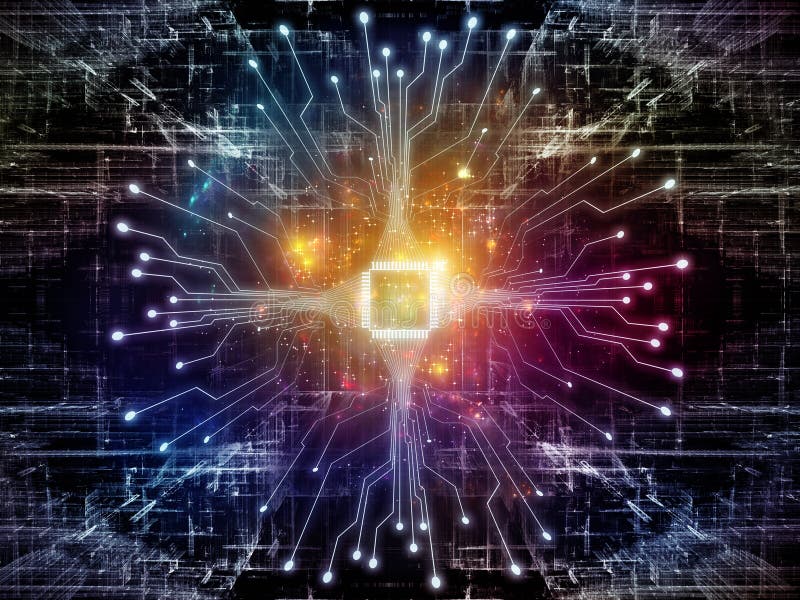 Magic computer stock illustration. Illustration of face - 10284399