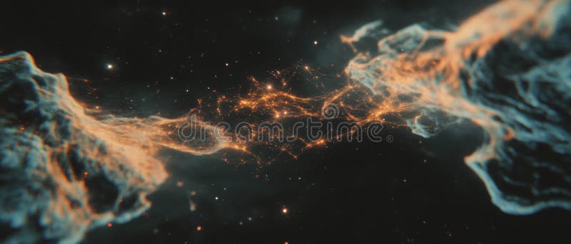 Magic Constellations Forming with Glowing Particles in a Cosmic ...